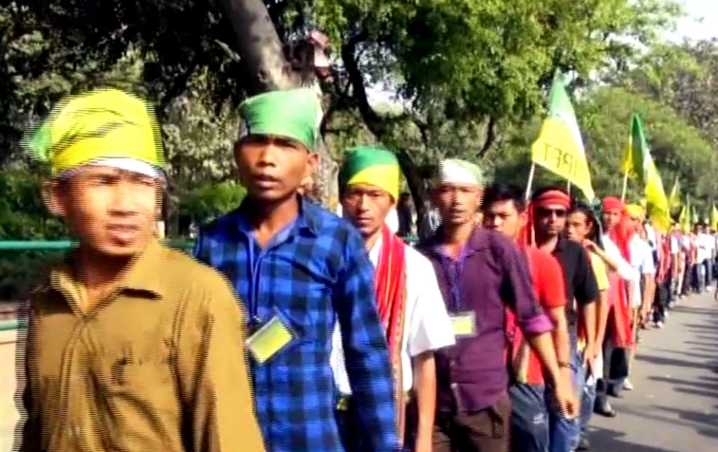 IPFT members take part in a massive rally in New Delhi | Northeast Live