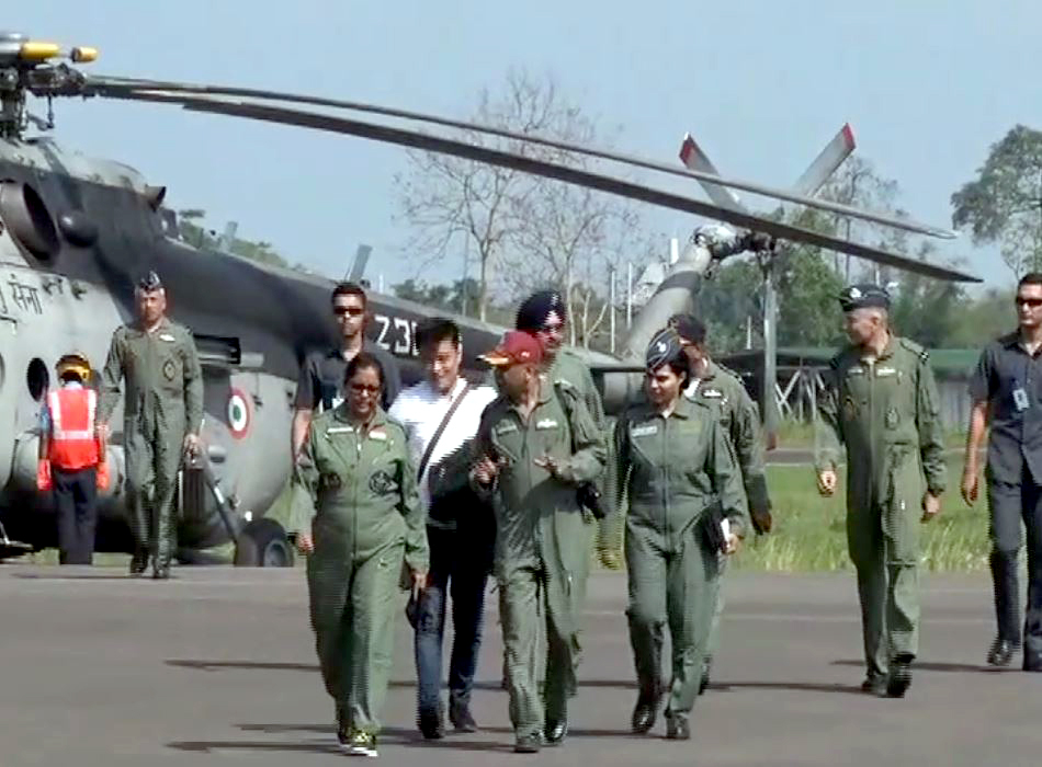 Defense Minister Nirmala Sitharaman visits Indian Air Force's Chabua ...