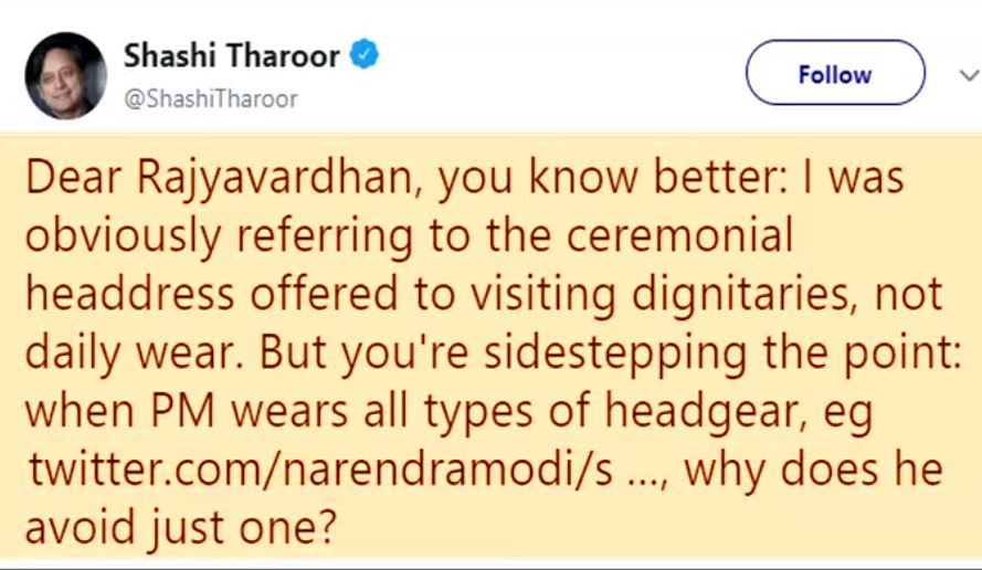 Congress MP Shashi Tharoor in the dock for mocking PM for wearing ...