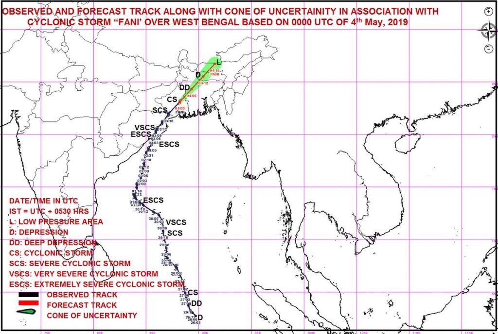 Rain lashes region due to Cyclone Fani impact; high alert in all Assam ...
