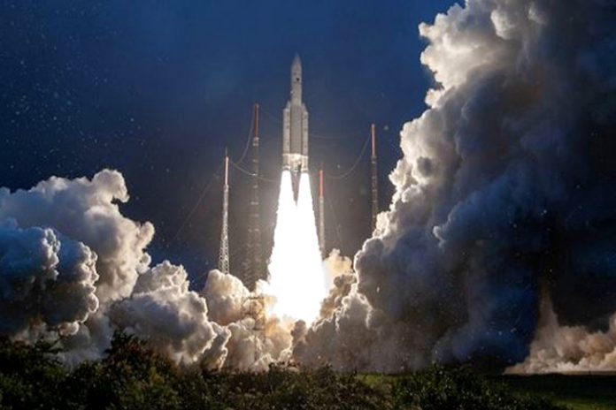 India's telecommunication satellite GSAT-30 successfully launched from ...