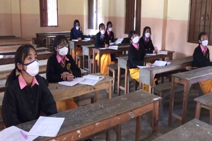 Schools, colleges reopen after a gap of 10 months in Manipur ...