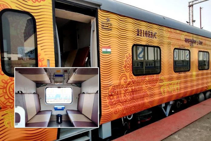 Agartala Rajdhani Express with new Tejas sleeper coaches flagged off ...