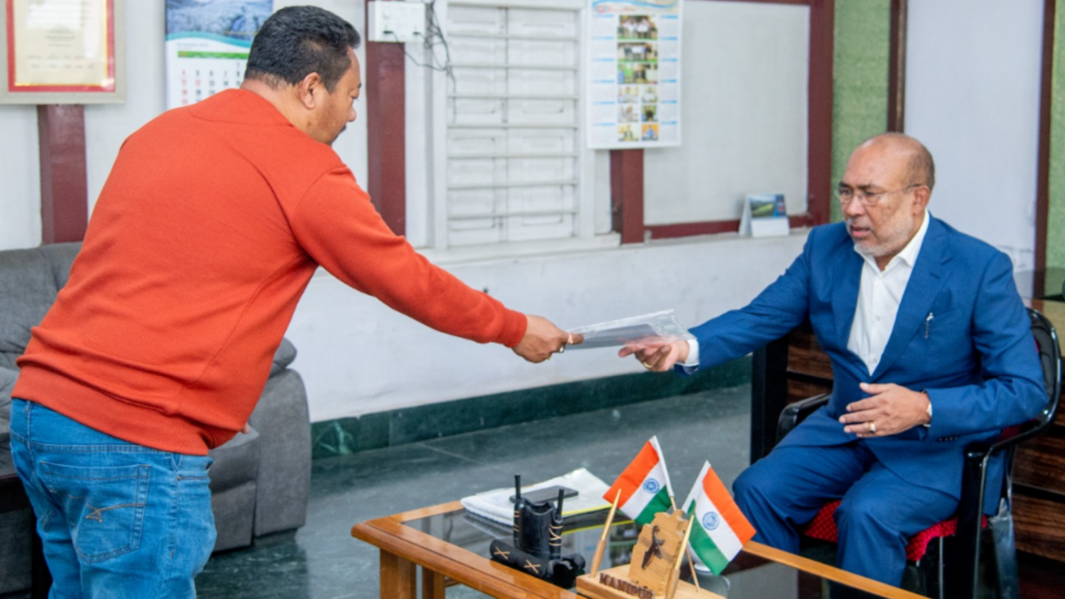 Manipur CM condoles death of Manipur woman shot amid FIFA WC ...