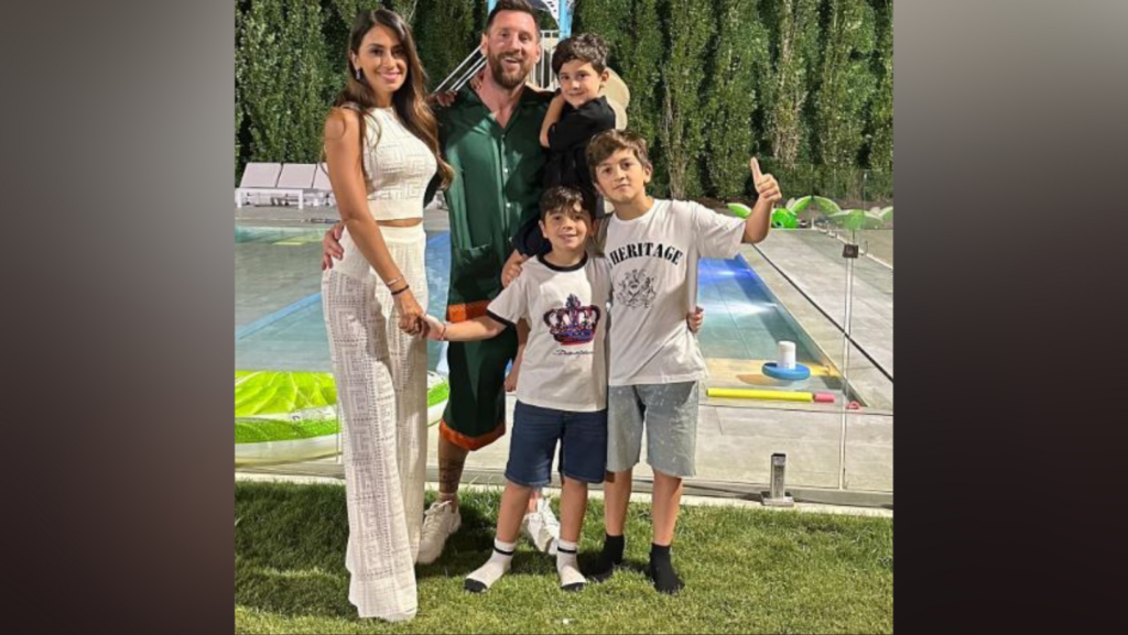 Lionel Messi celebrates New Year with his wife and kids | Northeast Live