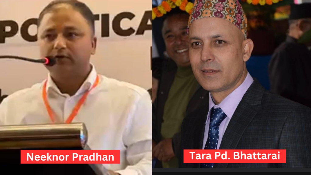 Sikkim: HSP's working president Neeknor Pradhan and Spokesperson Tara ...