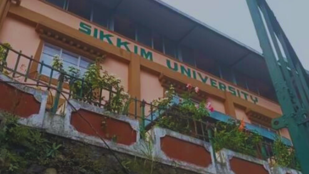 Sikkim University students protest suspension of 2 students | Northeast ...