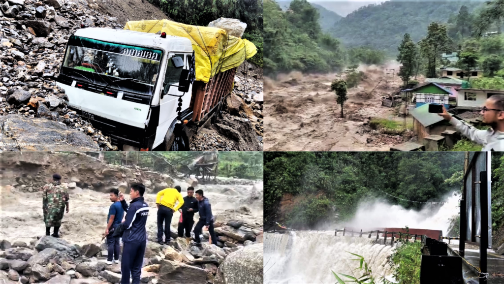 Rain havoc in Sikkim: 90-year old swept away, landslides leave 2000 ...