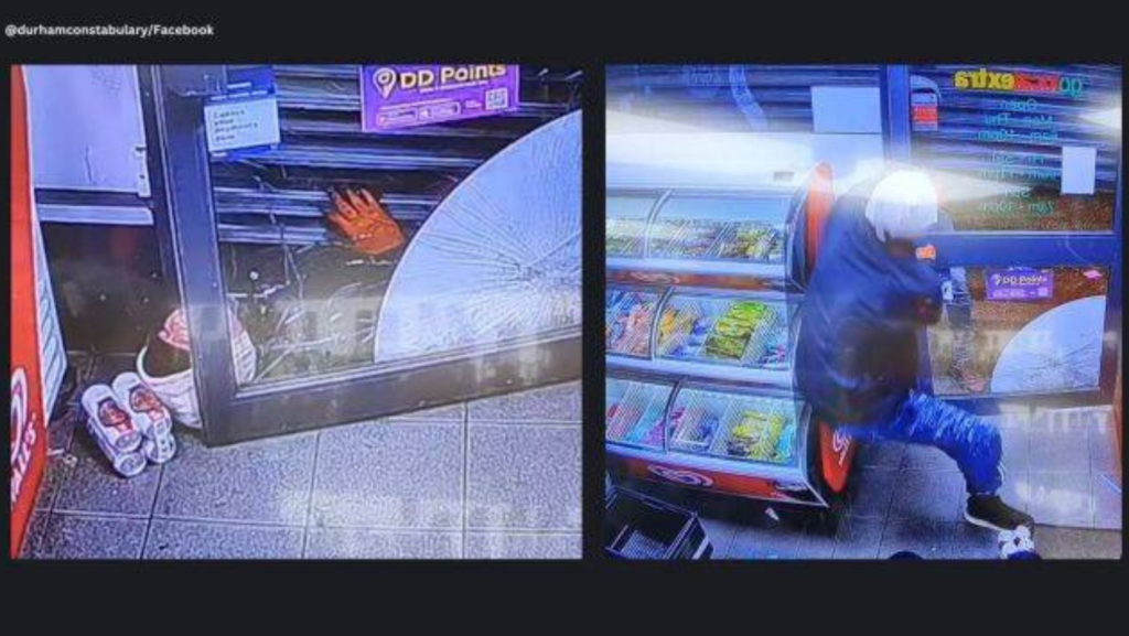 Watch: Brave shopkeeper traps robber inside shop | Northeast Live