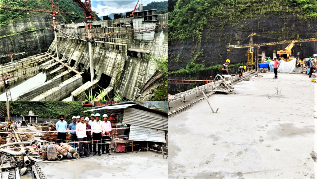 Lower Subansiri Hydroelectric project: construction of dam till the top ...