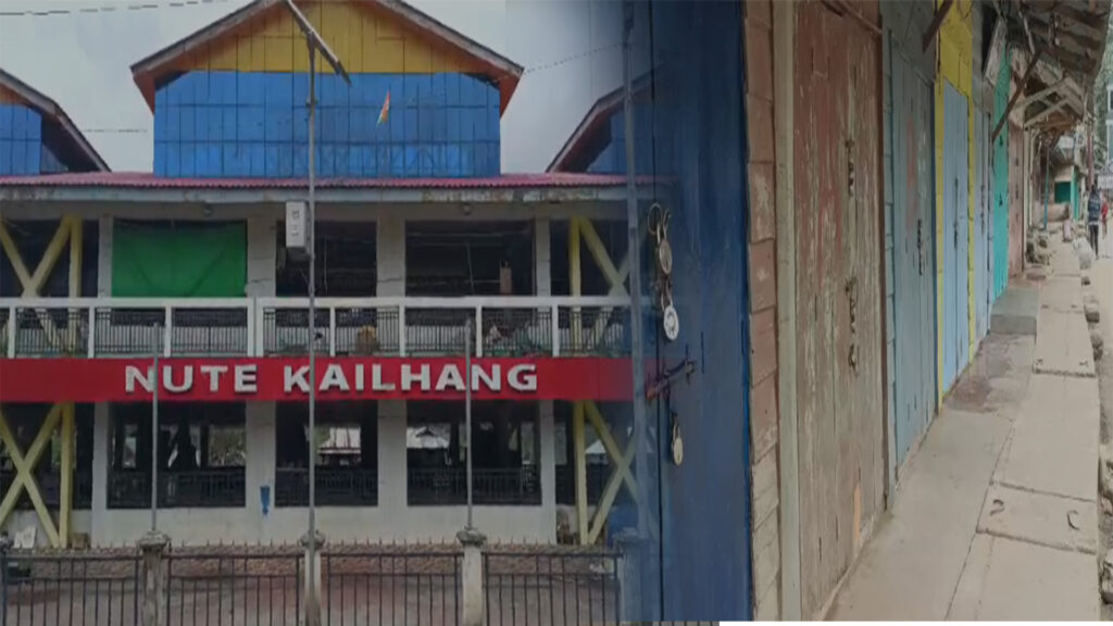 CoTU's total shutdown in Manipur's Kangpokpi begins