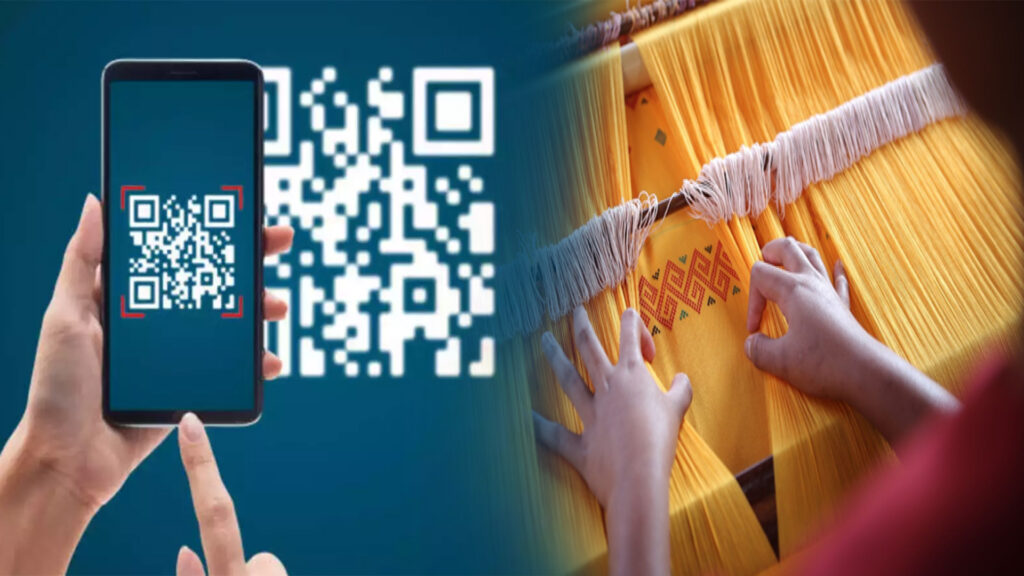 QR code on handloom products to give more info about NE products ...