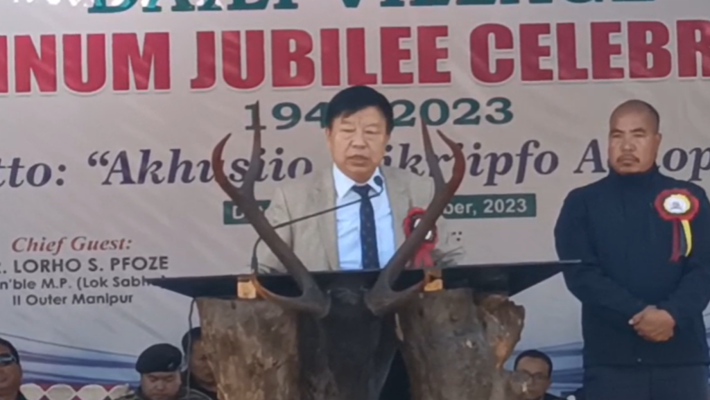 Peaceful coexistence need of the hour to end crisis in Manipur: MP Dr Lorho