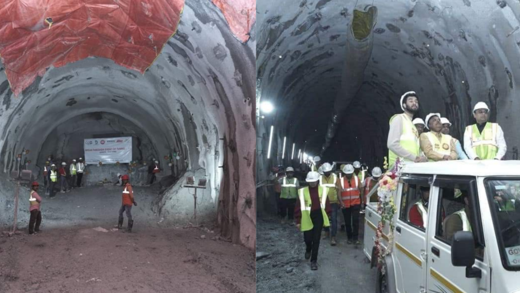 Sivok-Rangpo Rail Project: 8 of 14 tunnels completed