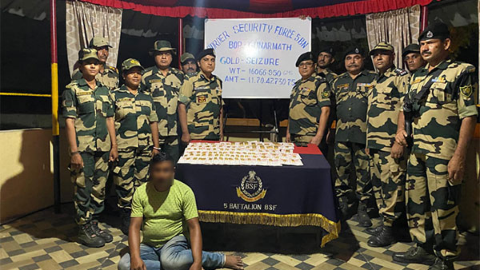 West Bengal: BSF arrests smuggler with gold biscuits worth Rs 12 crore ...