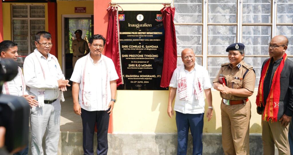 Meghalaya: Mallangkona Police Outpost, built with people's contribution ...