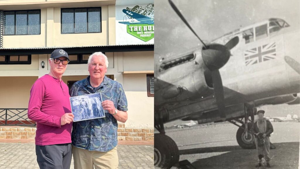 British RAF officer's sons visit the Hump Museum in Pasighat...