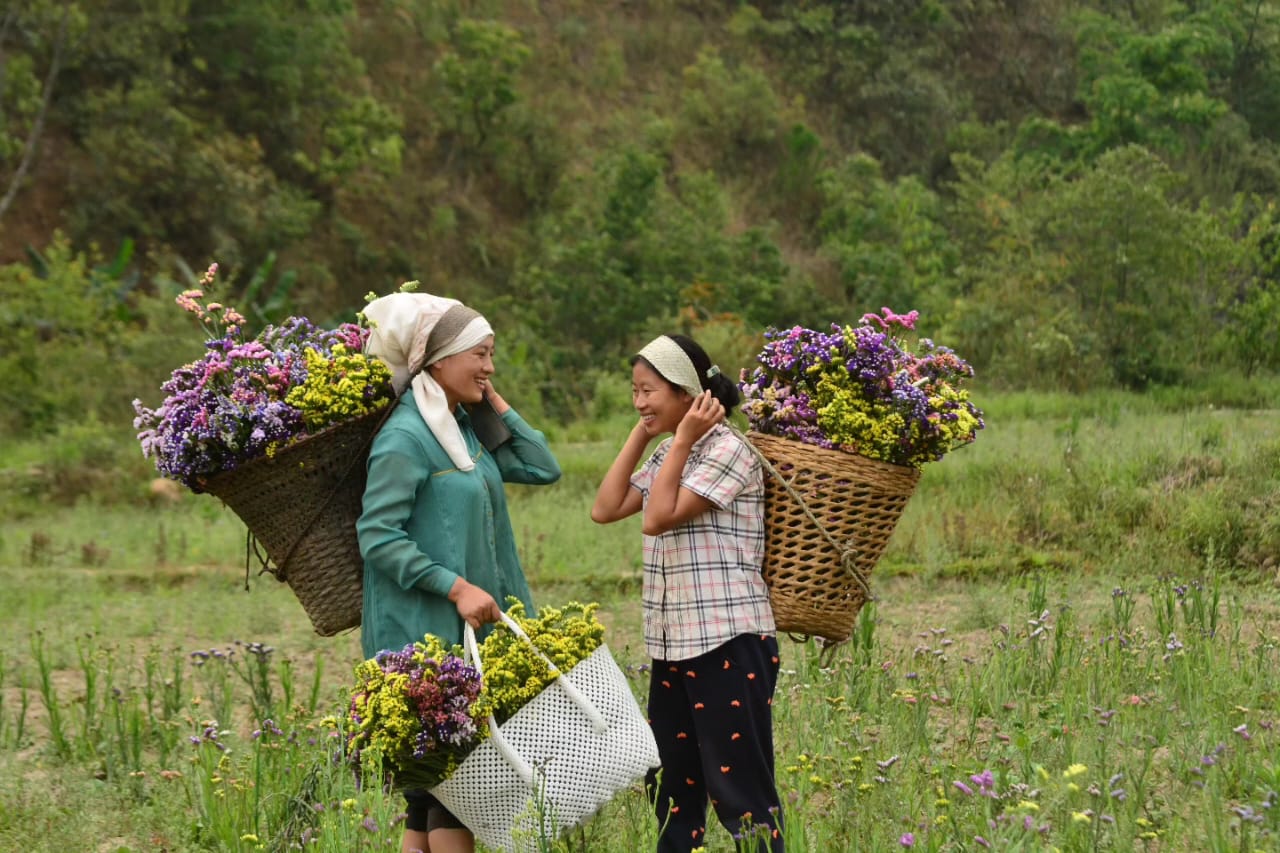 Meet Chokhone Krechina, the Flower Lady of Manipur...