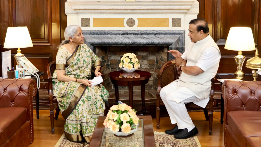 Assam CM Meets FM Sitharaman, Discusses Roadmap For Rs 10 Lakh Cr GSDP Economy by 2027-2028