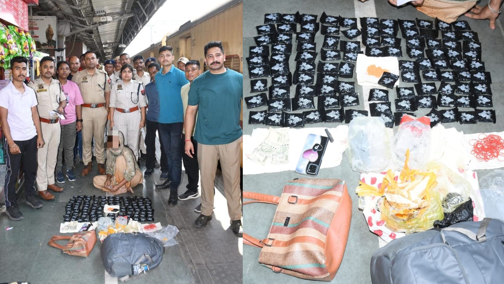 Woman Arrested With WY tablets Worth Rs 4-5 Cr in Guwahati Railway Station