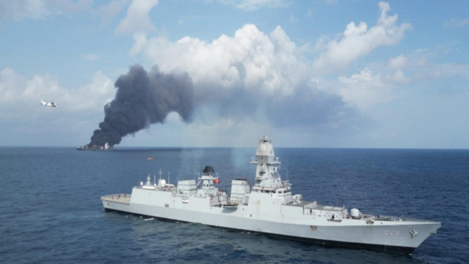 Singapore-flagged container ship MV Wan Hai 503 catches fire; Indian ...