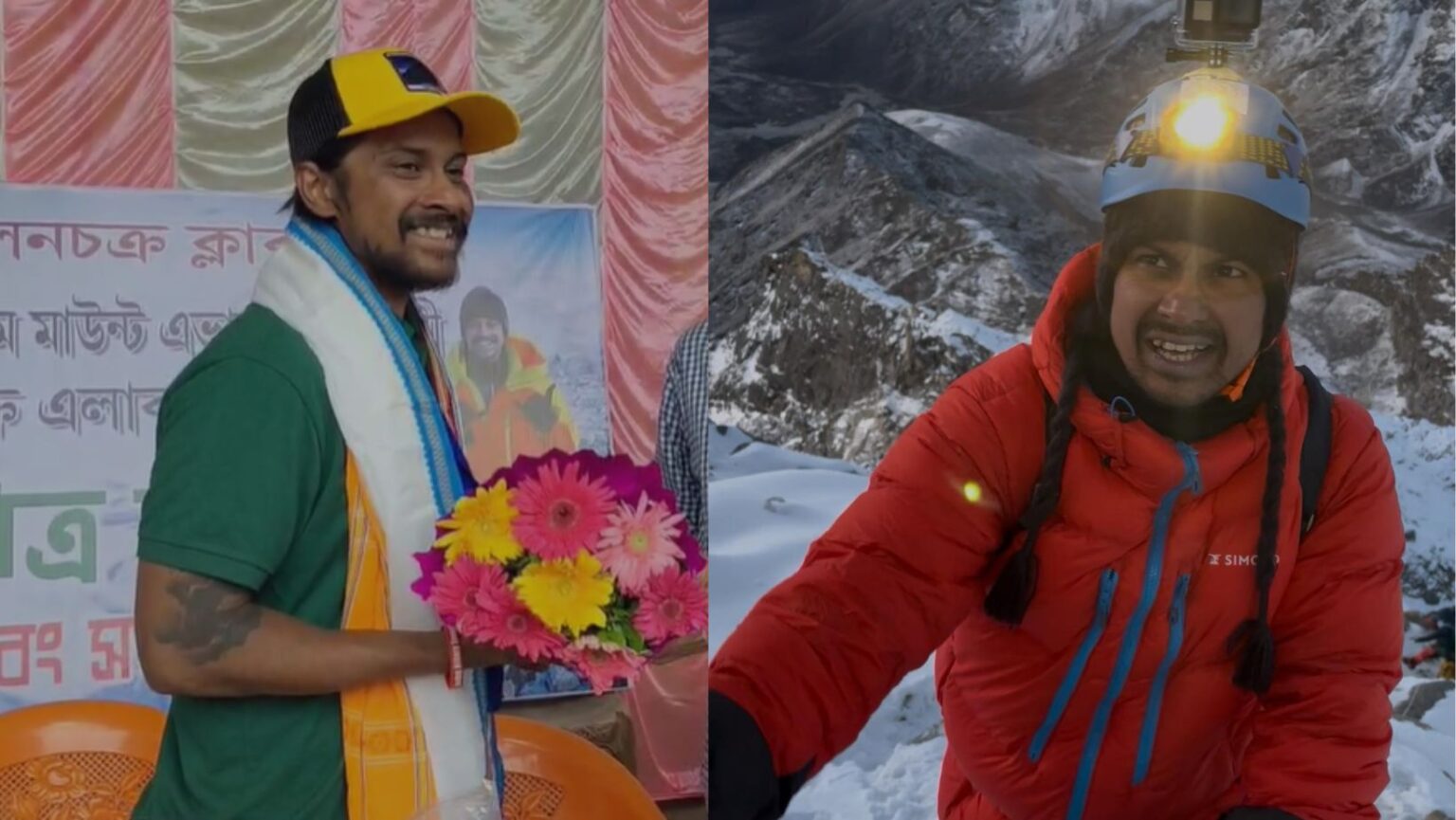 Aritra Roy Scripts History as First from Tripura to Climb Mount Everest