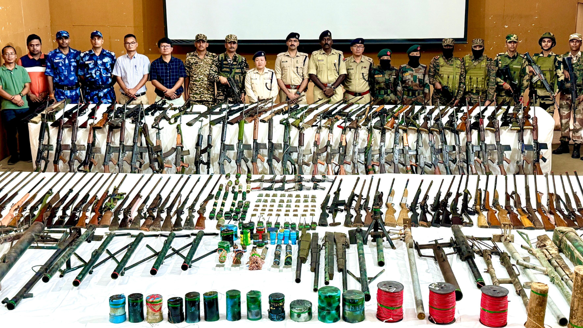 203 Weapons, IEDs, and Explosives Recovered in Major Crackdown Across ...