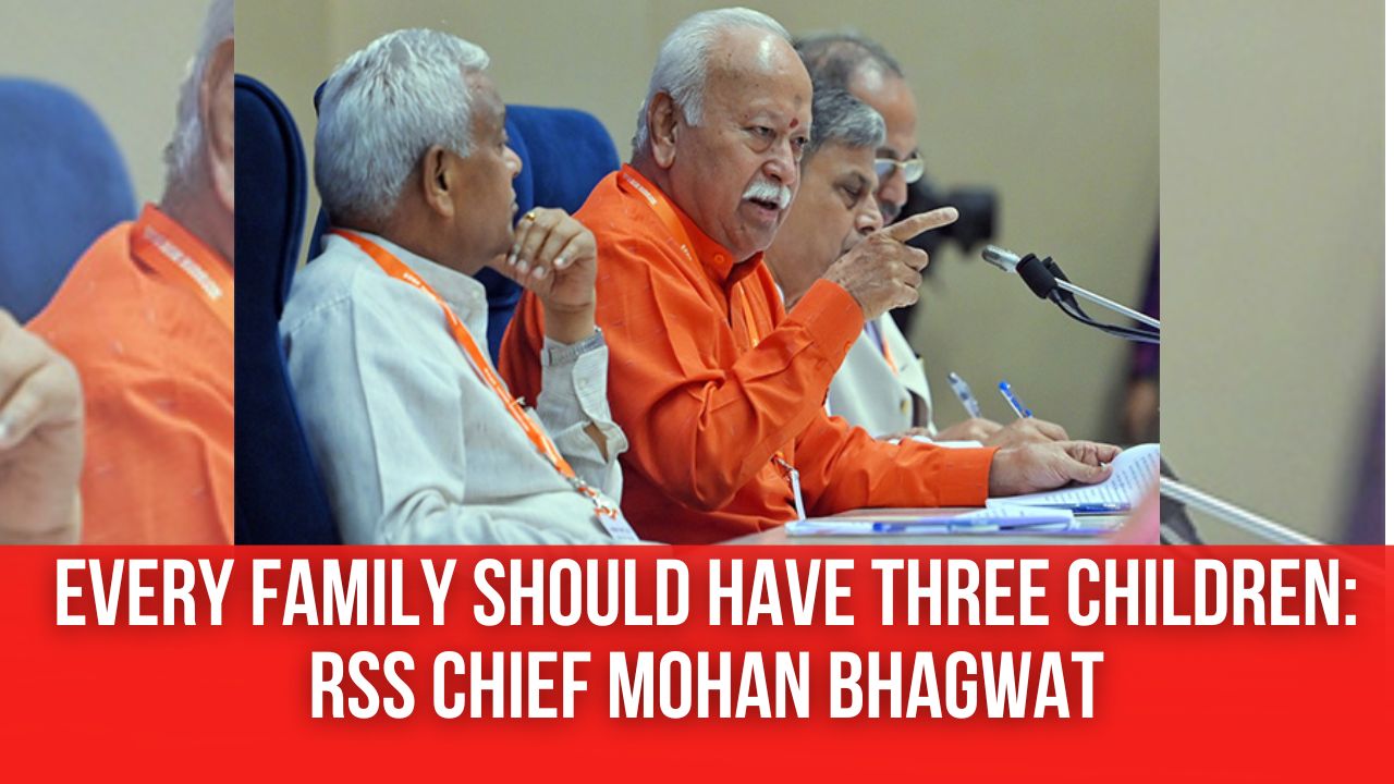 Every family should have three children: RSS chief Mohan Bhagwat