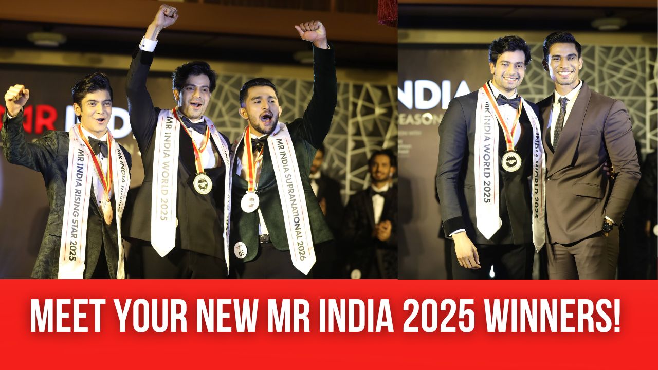 Meet your New Mr India 2025 Winners!