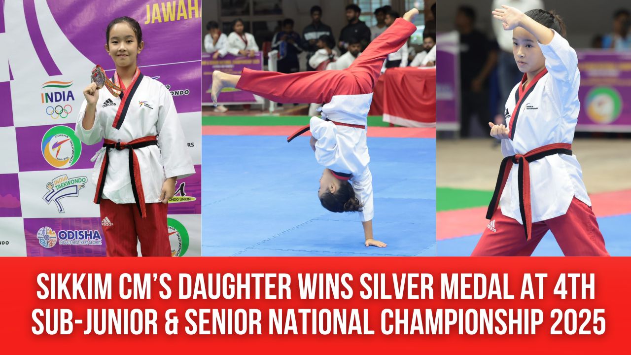 Sikkim CM PS Tamang's Daughter, Prakriya Tamang, Wins Silver Medal at ...