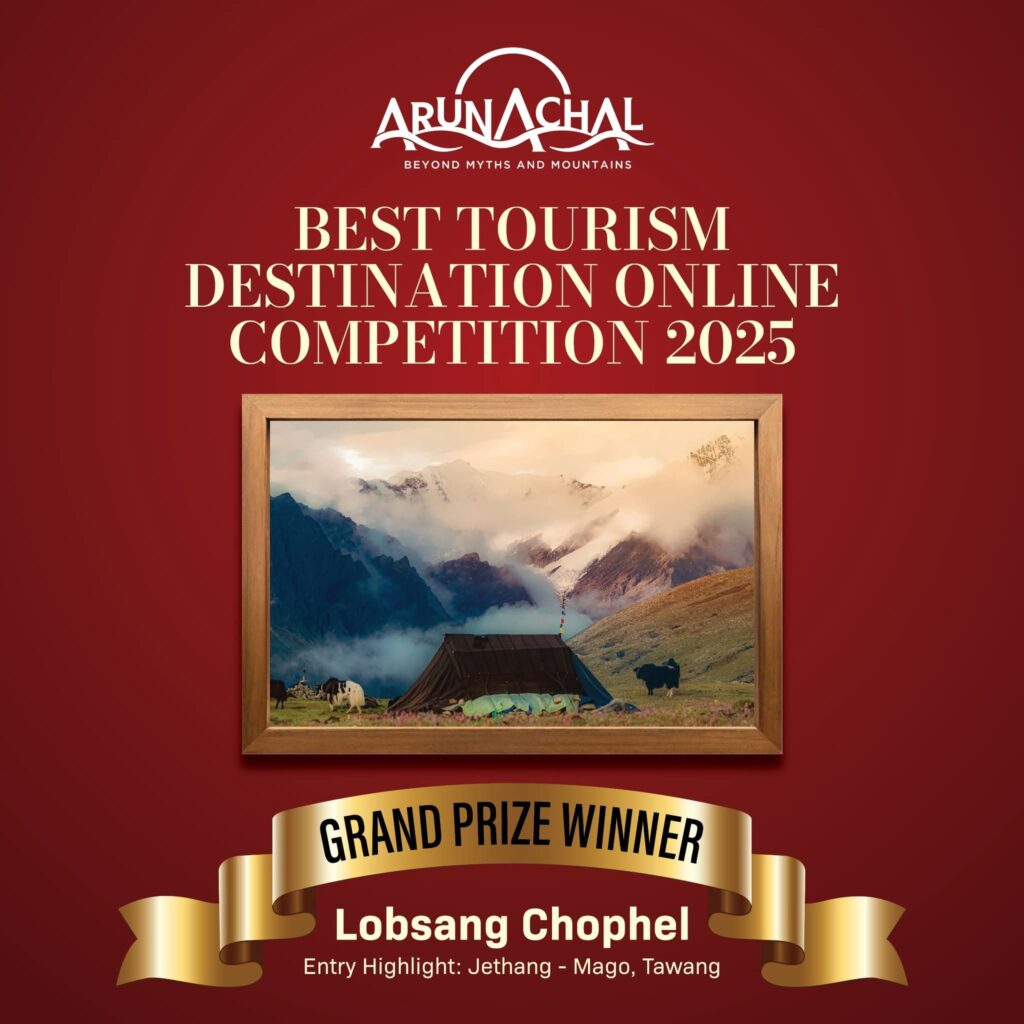 Arunachal: Lobsang Chophel Wins Best Tourism Destination Online ...
