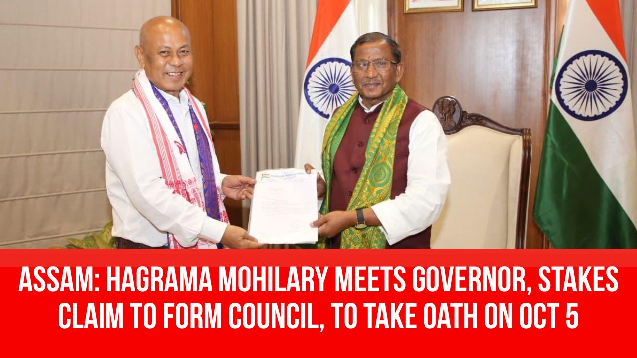Assam: Hagrama Mohilary Meets Governor, Stakes Claim to Form Council ...