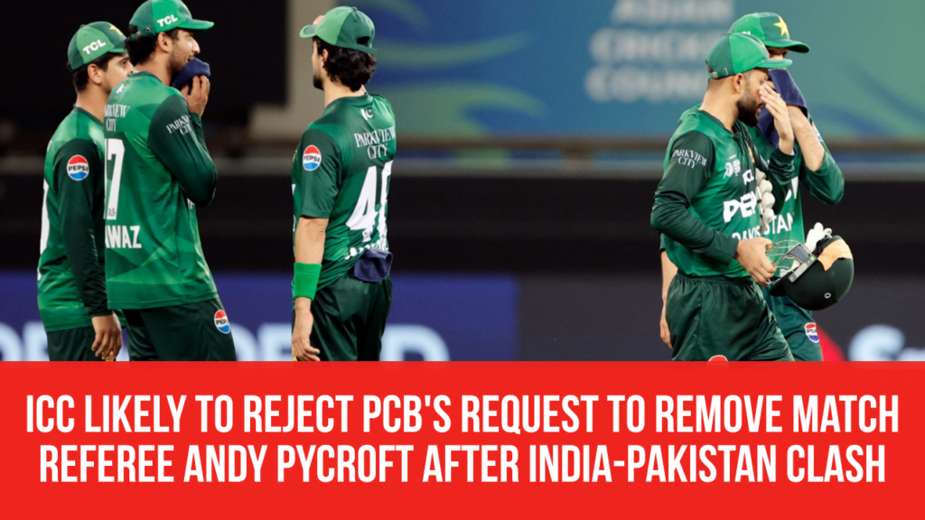 ICC likely to reject PCB's request to remove match referee Andy Pycroft ...
