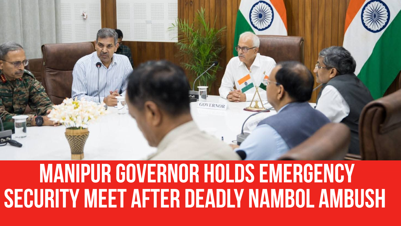 Manipur Governor Holds Emergency Security Meet after Deadly Nambol Ambush