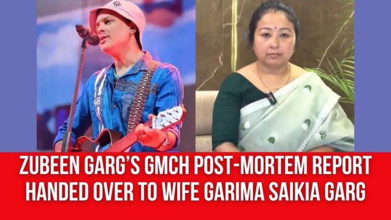 Zubeen Garg’s GMCH Post-Mortem Report Handed Over to Wife Garima Saikia Garg