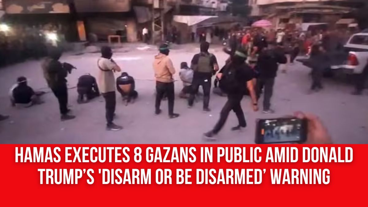Hamas Executes 8 Gazans in Public Amid Donald Trump’s 'Disarm or Be ...