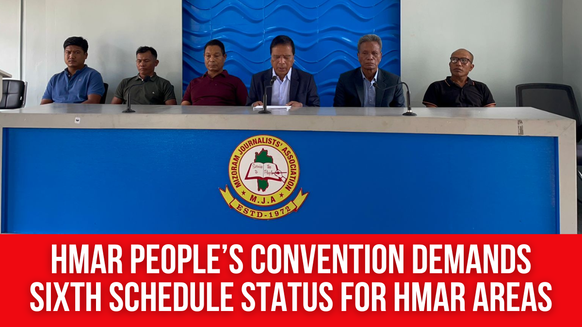 Hmar People’s Convention Demands Sixth Schedule Status for Hmar Areas