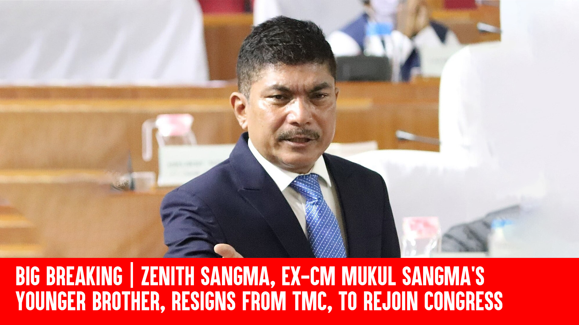 Big Breaking | Zenith Sangma, Ex-CM Mukul Sangma’s Younger Brother, Resigns from TMC, To Rejoin ...