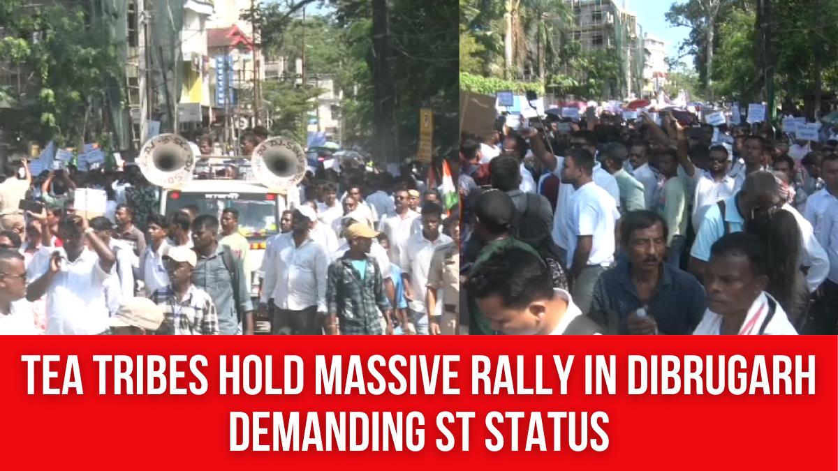Tea Tribes Hold Massive Rally in Dibrugarh Demanding ST Status