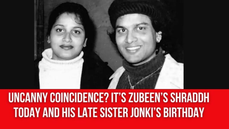 Uncanny Coincidence? It’s Zubeen’s Shraddh Today and His Late Sister ...