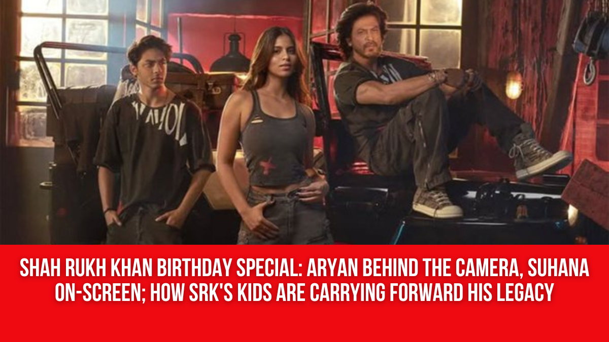 Shah Rukh Khan Birthday Special: Aryan behind the camera, Suhana on ...
