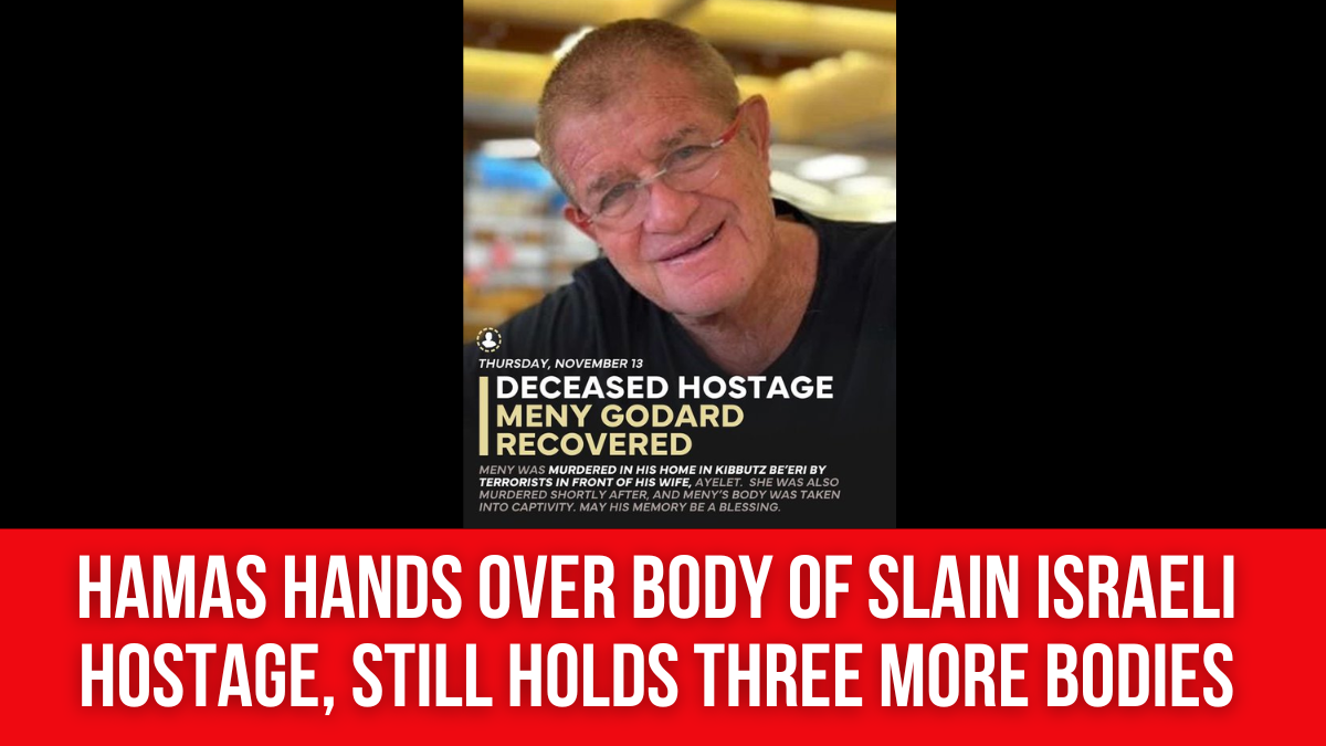 Hamas hands over body of slain Israeli hostage, still holds three more ...