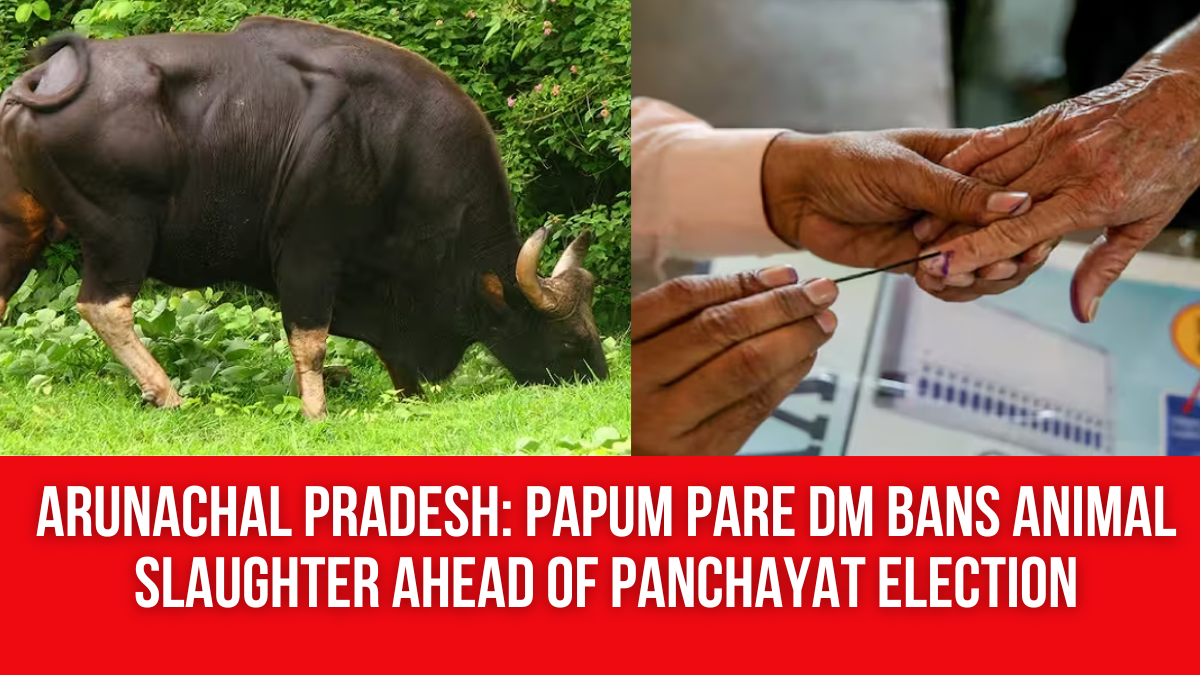 Arunachal Pradesh: Papum Pare DM Bans Animal Slaughter Ahead of ...