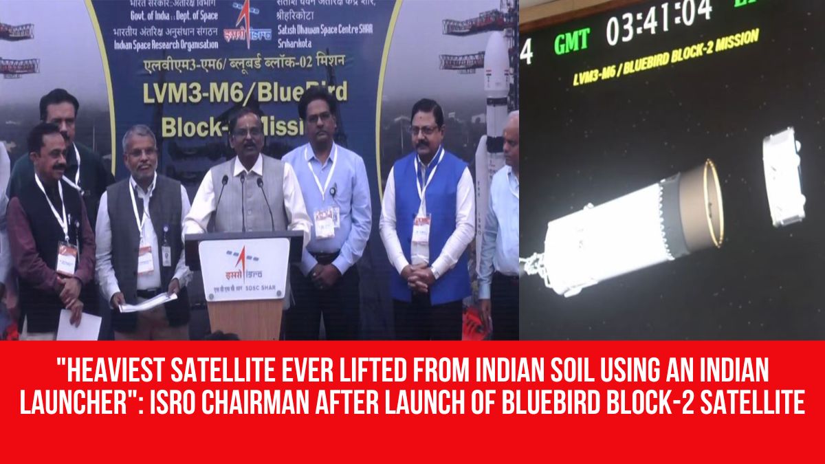 "Heaviest satellite ever lifted from Indian soil using an Indian ...