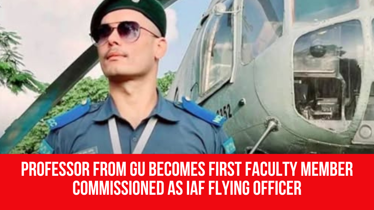 Professor From GU Becomes First Faculty Member Commissioned as IAF ...