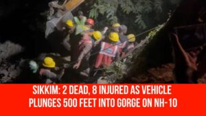 Sikkim: 2 Dead, 8 Injured as Vehicle Plunges 500 Feet Into Gorge on NH-10