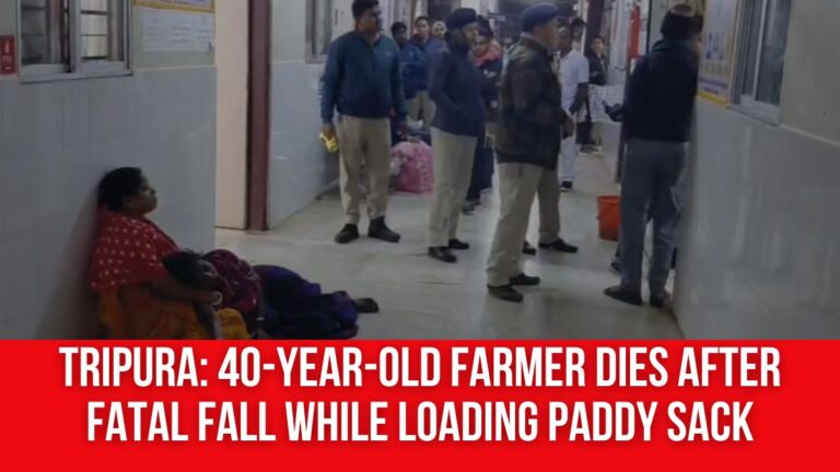 Tripura: 40-Year-Old Farmer Dies After Fatal Fall While Loading Paddy Sack