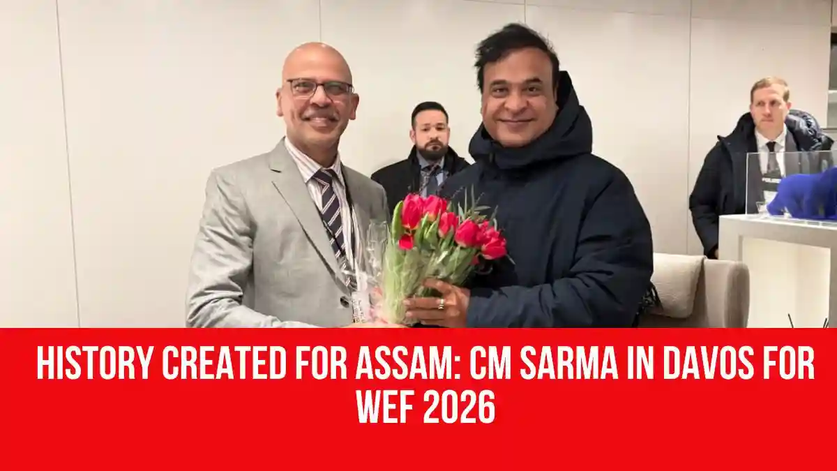 History Created for Assam: CM Sarma In Davos For WEF 2026