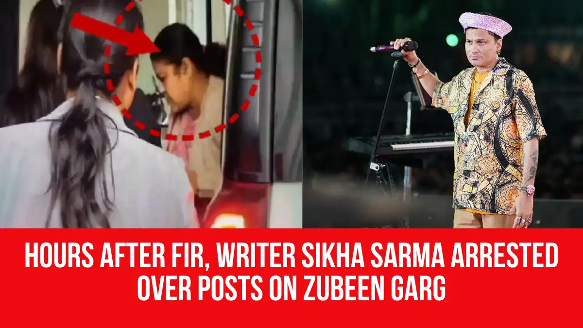 Hours after FIR, Writer Sikha Sarma Arrested Over Posts on Zubeen Garg
