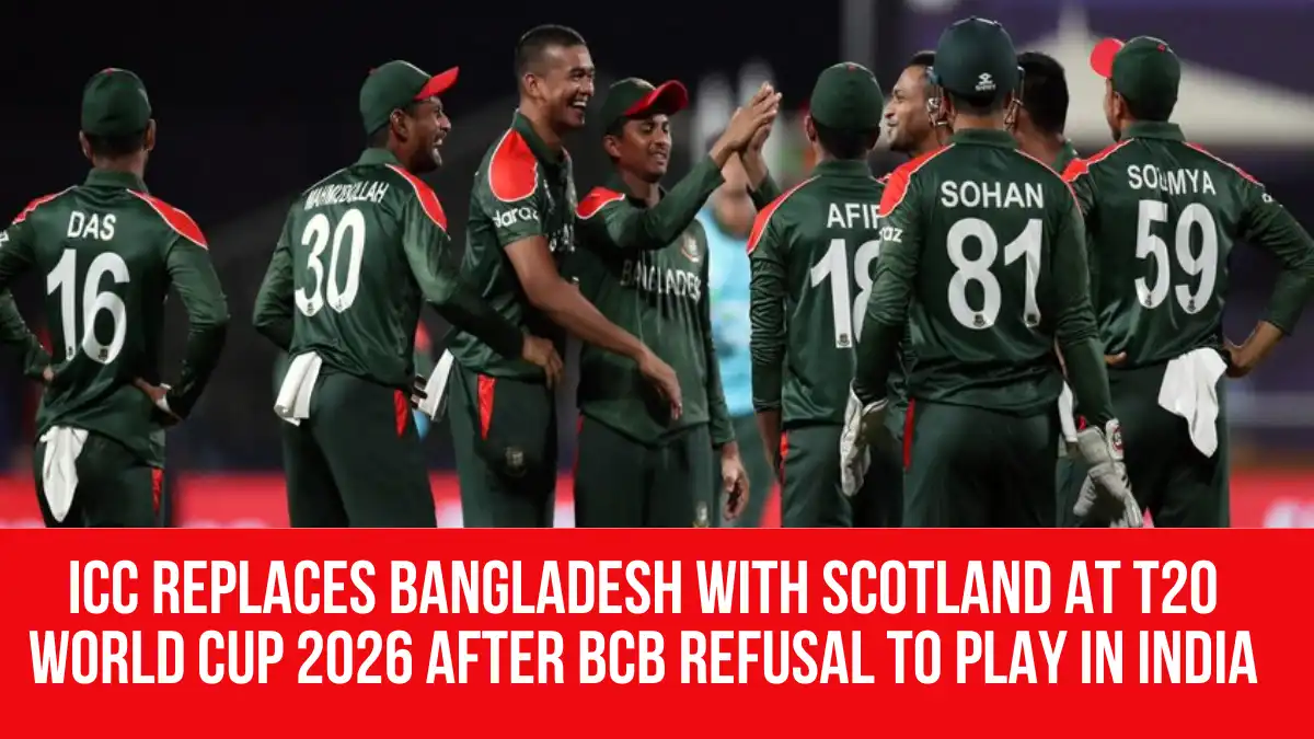 ICC replaces Bangladesh with Scotland at T20 World Cup 2026 after BCB ...